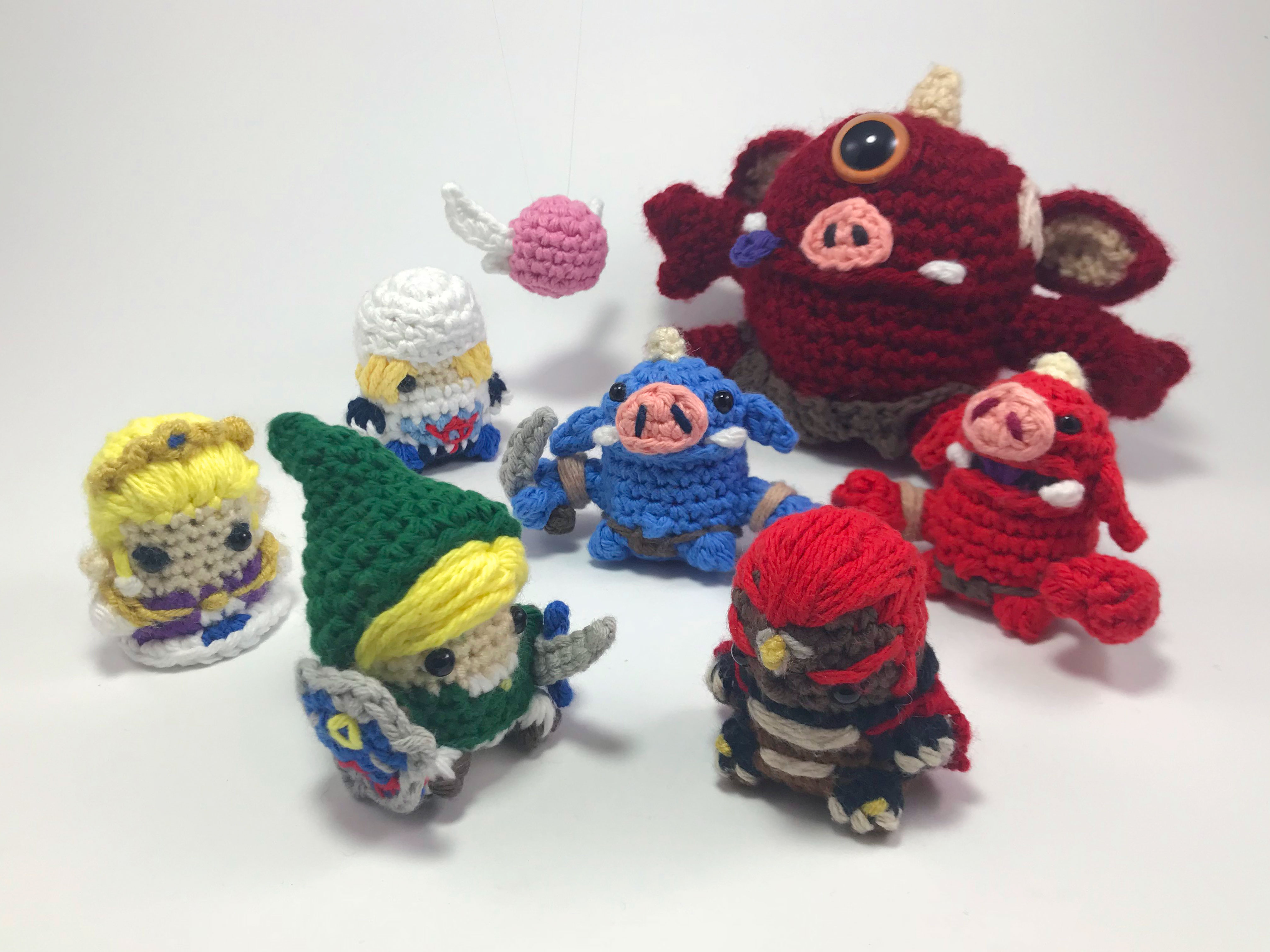 The Legend of Zelda Finger Puppets Pattern Bundle - Louie's Loops